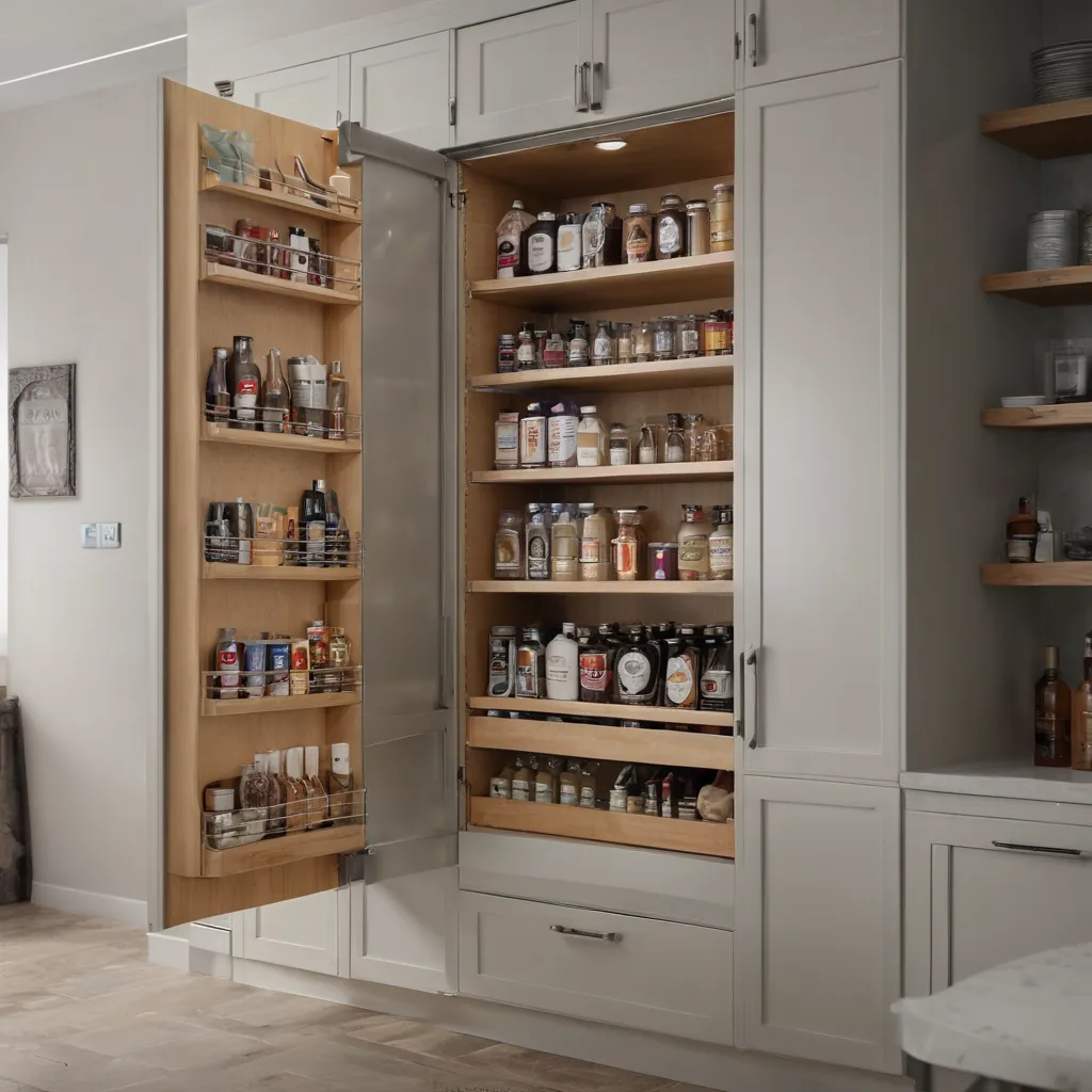 Enhancing Kitchen Space with Tall Shallow Pantry Cabinets