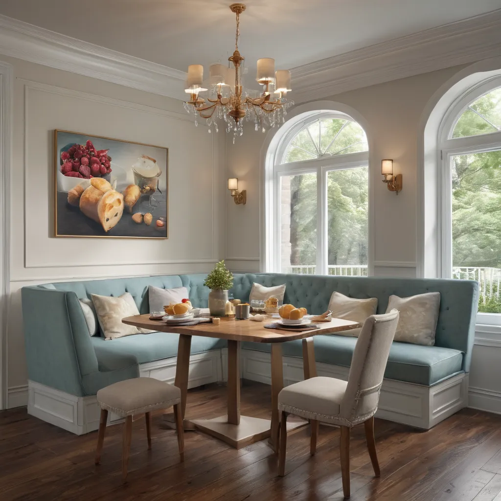 Maximizing Space and Style with L-Shaped Breakfast Nooks